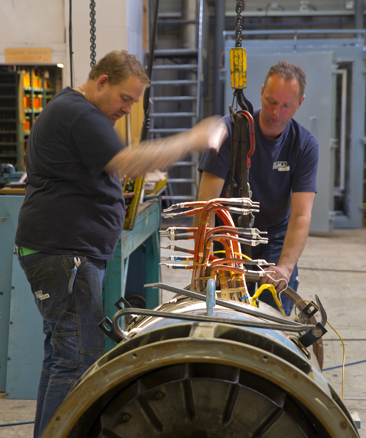 Repair and Overhaul of E-motors, Generators, Pumps