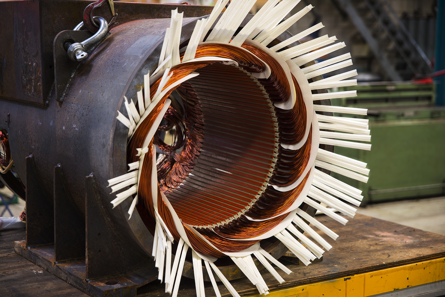 Wikkelen van Elektromotoren en Generatoren gebeurt bij ELMA