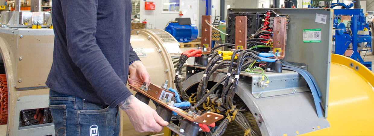 Repair and Overhaul of E-motors, Generators, Pumps