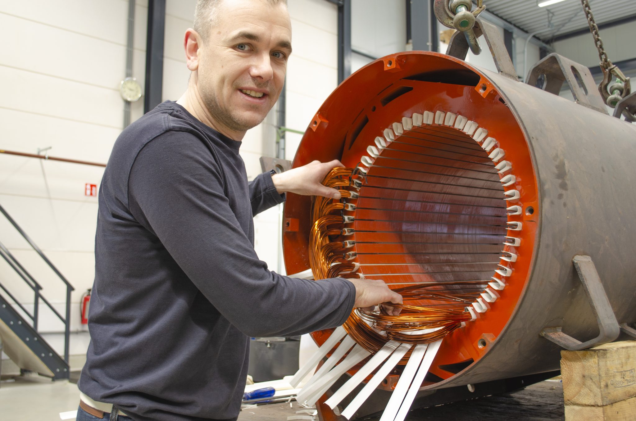 Wikkelen van Elektromotoren en Generatoren gebeurt bij ELMA