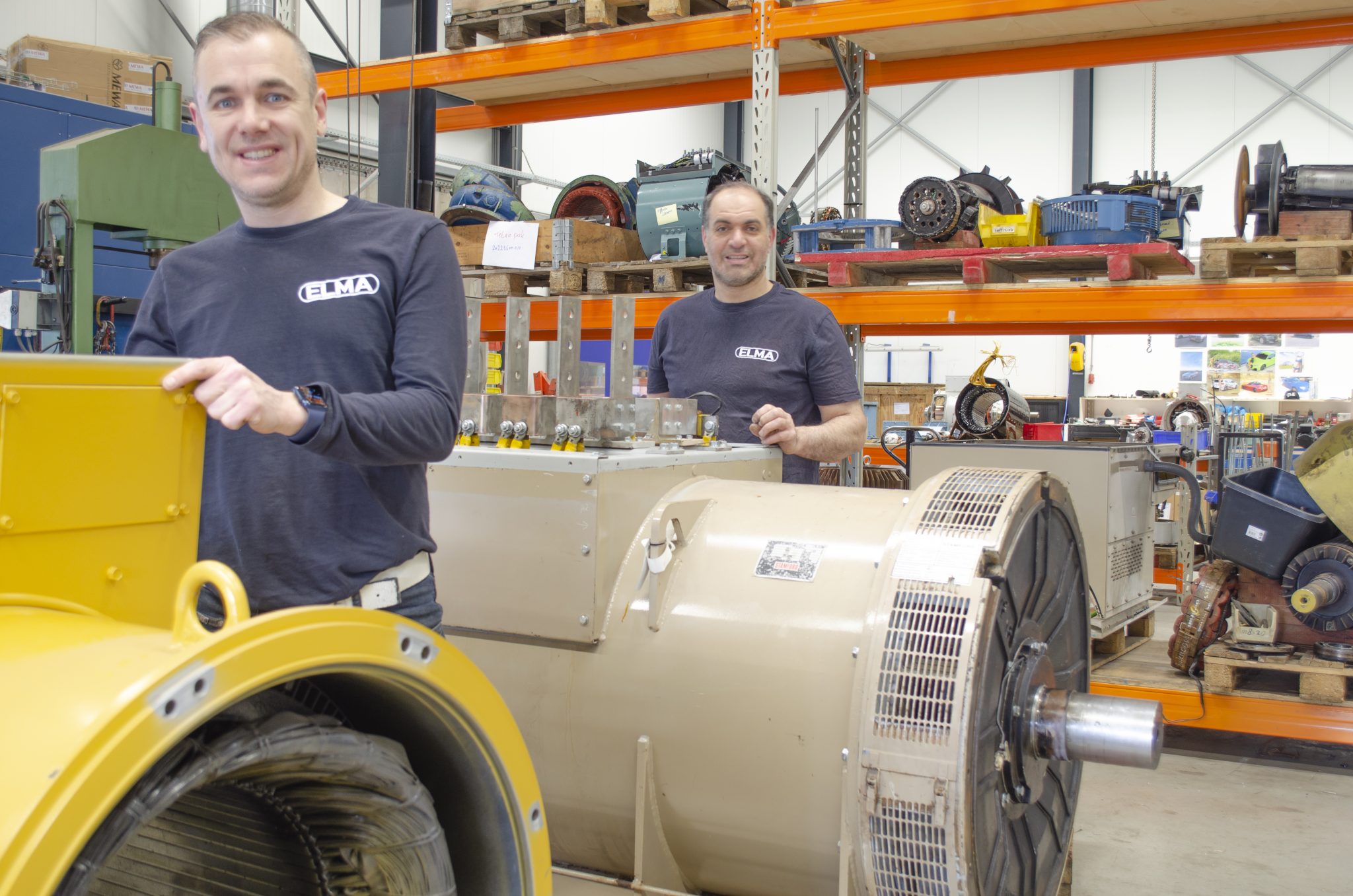 Wikkelen van Elektromotoren en Generatoren gebeurt bij ELMA